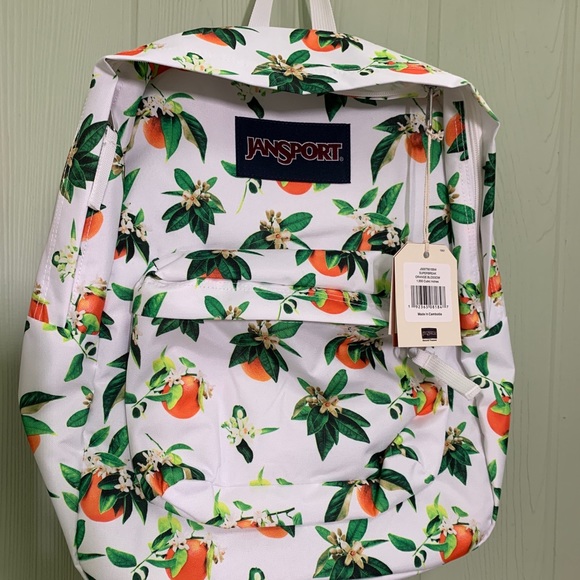 Jansport | Bags | Jansport Superbreak Backpack Orange Blossom | Poshmark